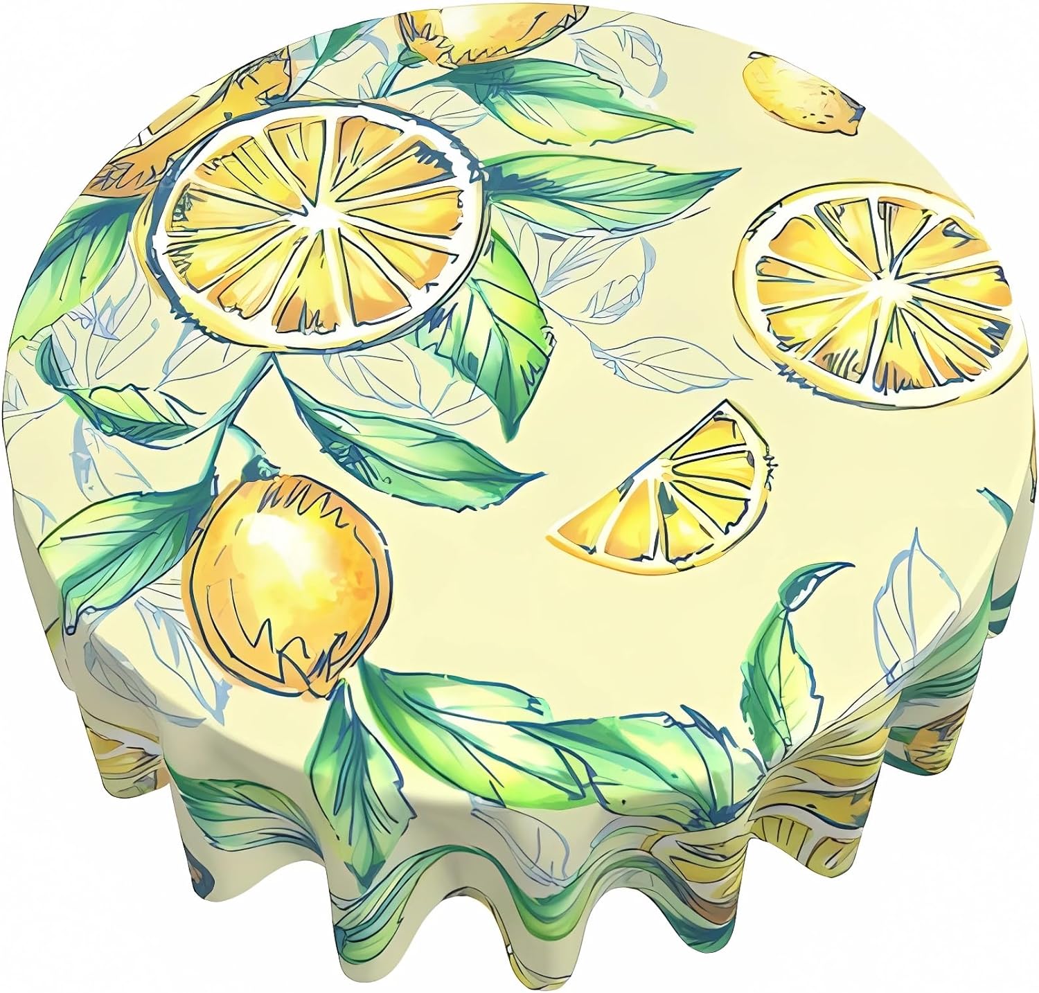 Mainstays Blue Checkered PEVA Tablecloth, Spring & Summer, 70" Round ...