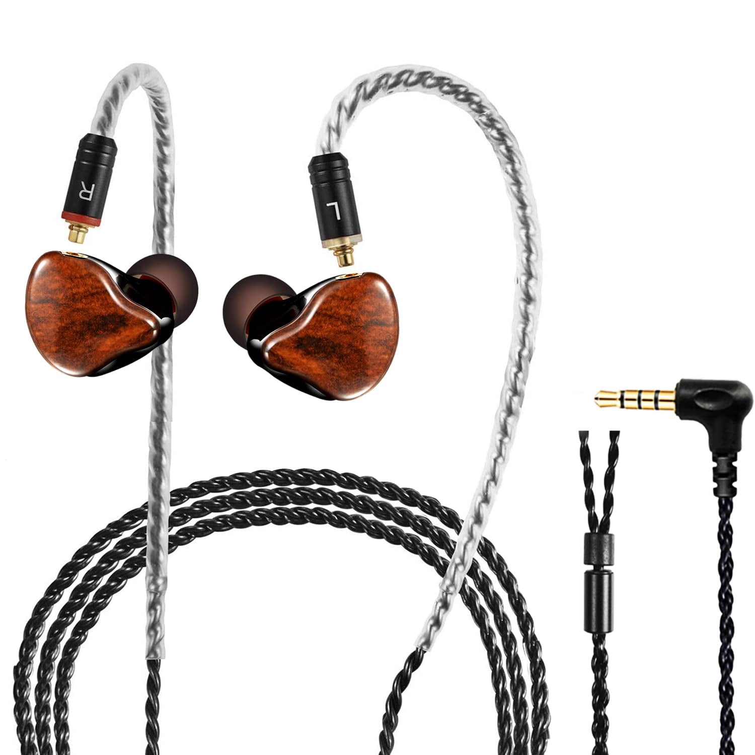 DCMEKA in Ear Monitor Headphones, HiFi Stereo IEM Earphones, Dynamic ...