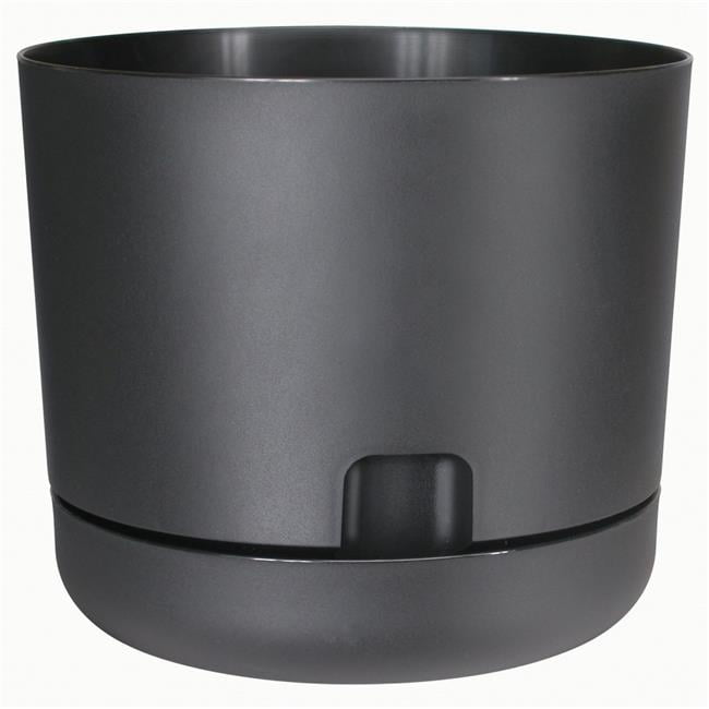 DCN DCN461236 12 in. Oasis Self Watering Planter, Black - Walmart.com