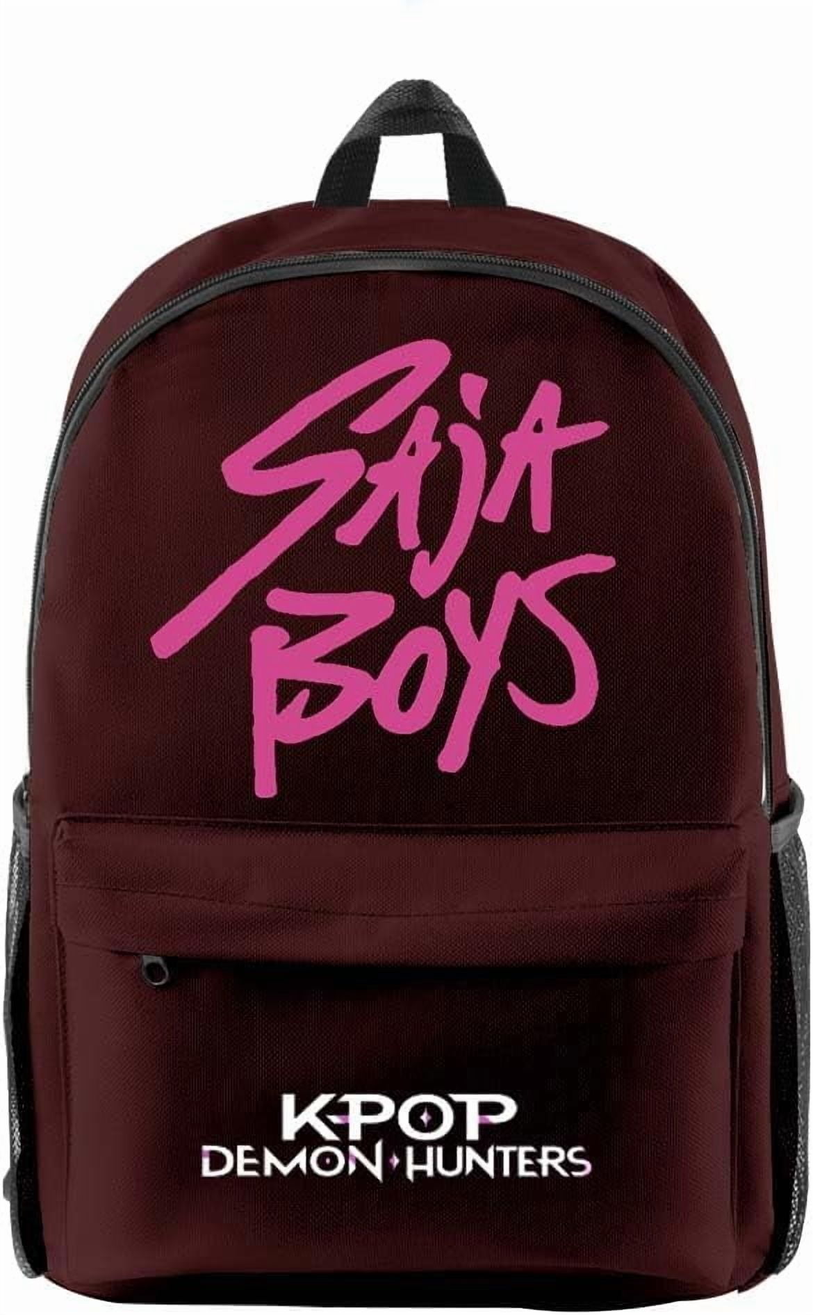 DCOKUS Kpop Demon Hunters Merch Backpack Unisex Rucksack Daypack Zip ...