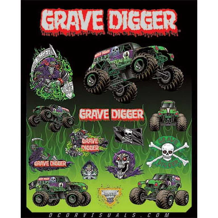 Grave Digger Decals