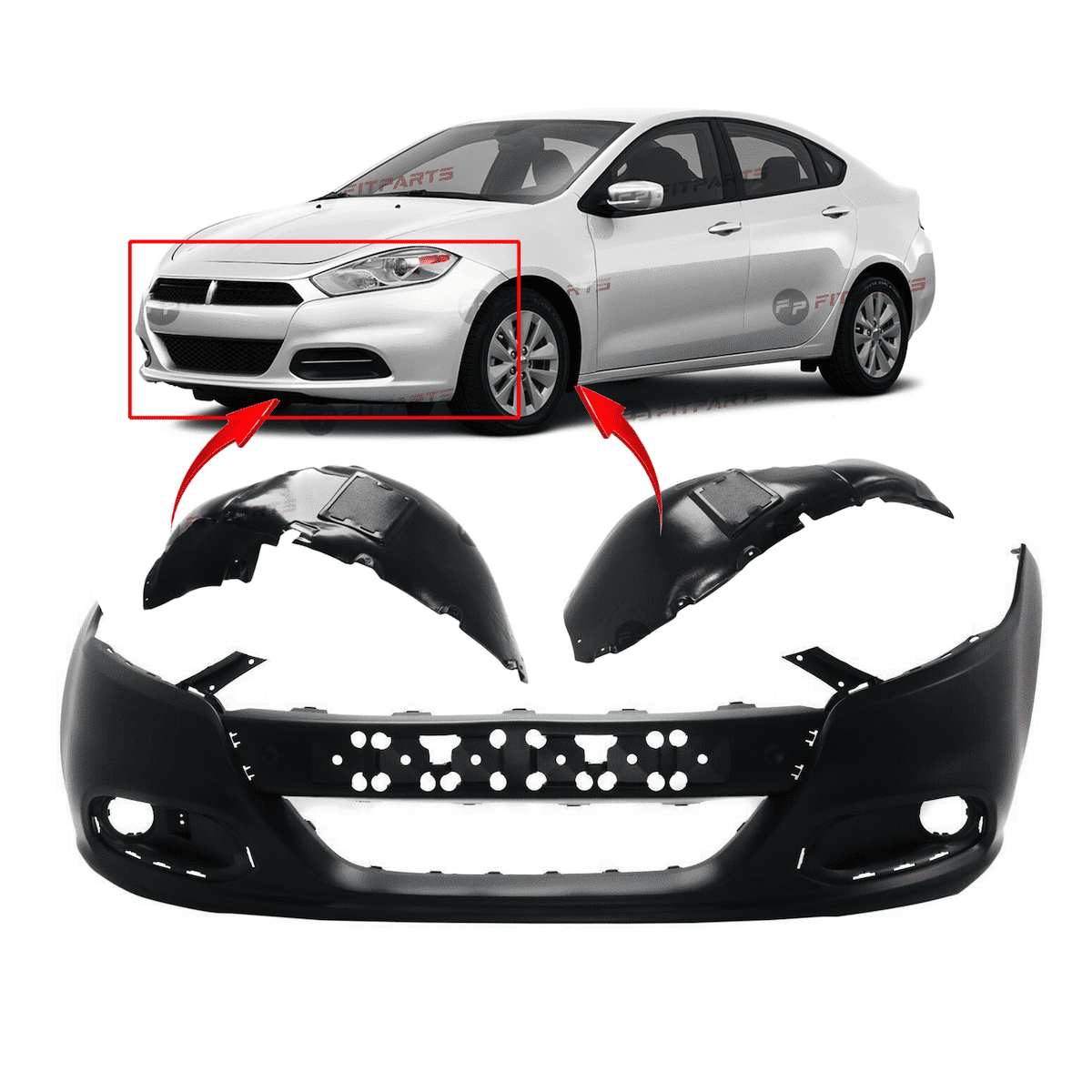 Dodge Dart Front Bumper
