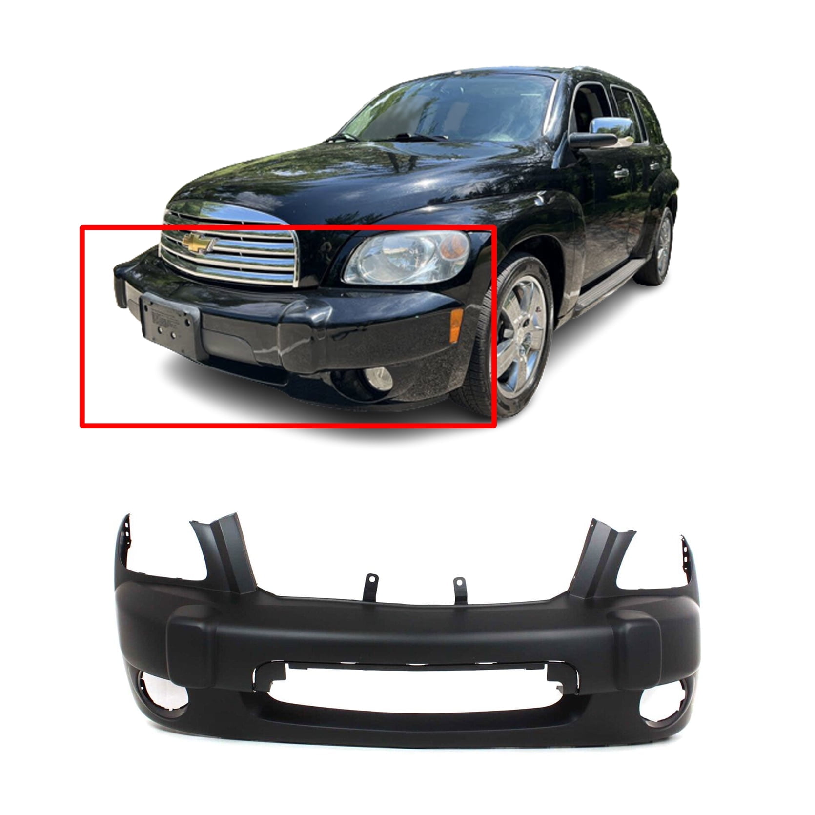 DCP Front Bumper Cover For 2006-2011 Chevrolet HHR Primed GM1000776 ...