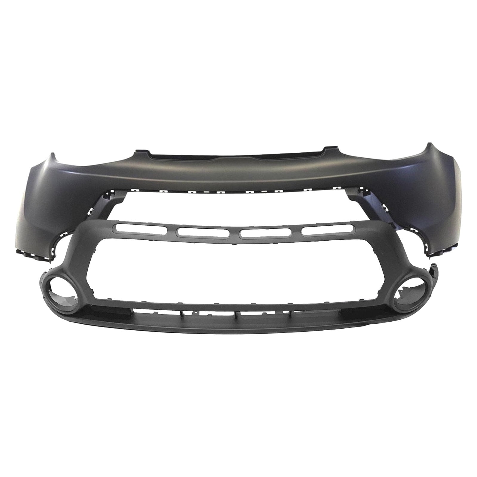 DCP Front Bumper Cover Kit for 2014-2016 Kia Soul EX LX SX KI1014100 ...