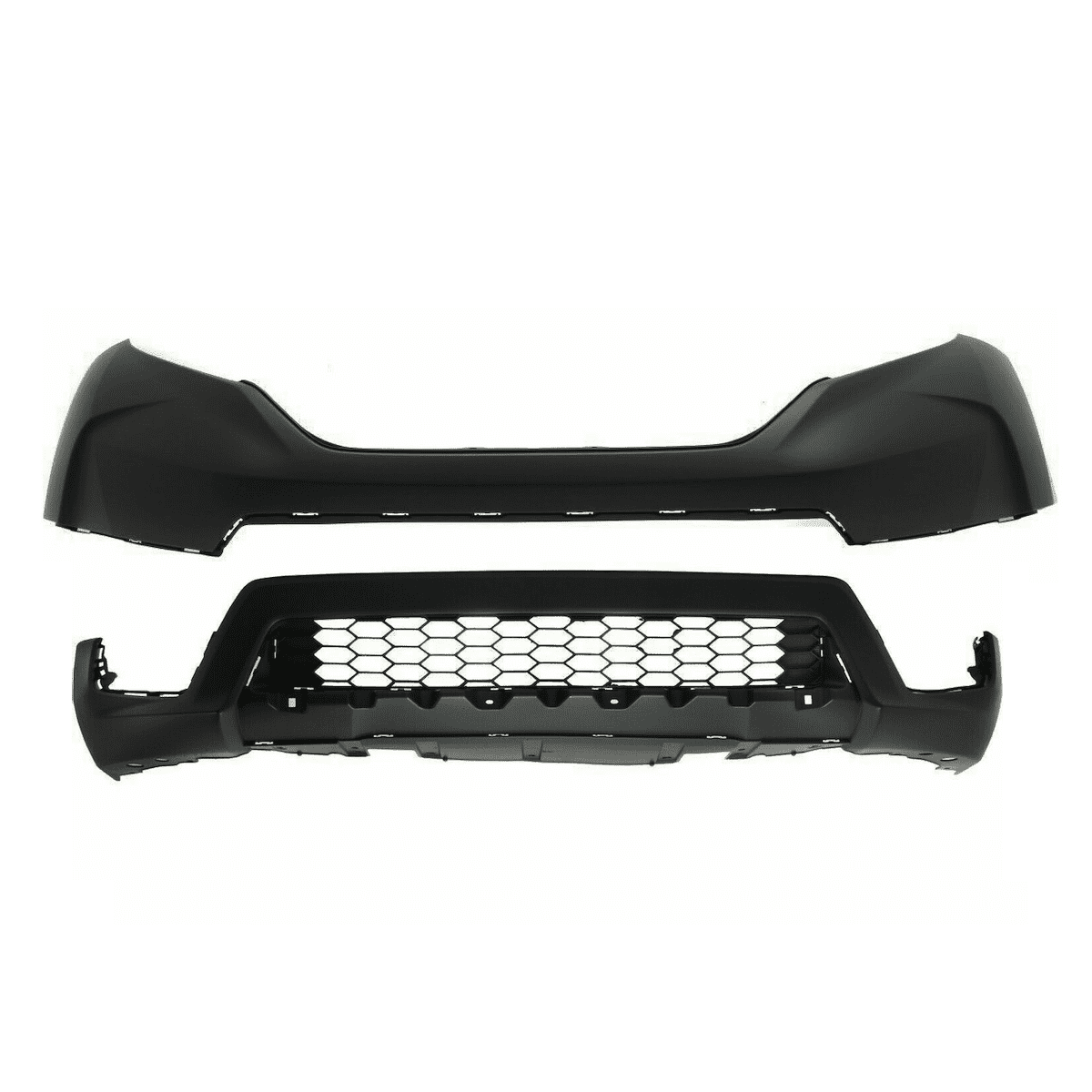 DCP Front Bumper Cover Kit for 2017-2019 Honda CR-V HO1014104 HO1015117 ...