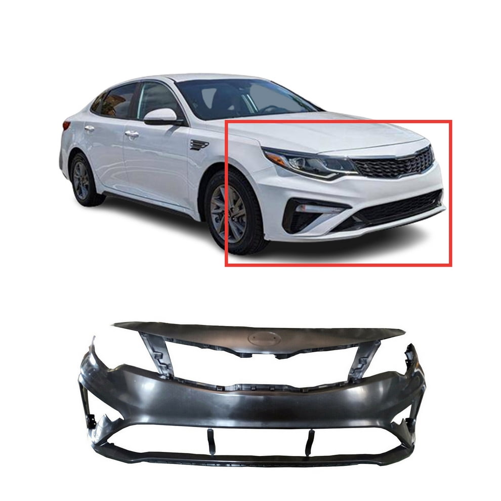 DCP Front Bumper Cover for 2019-2020 Kia Optima EX LX S SX 86511D5500 ...