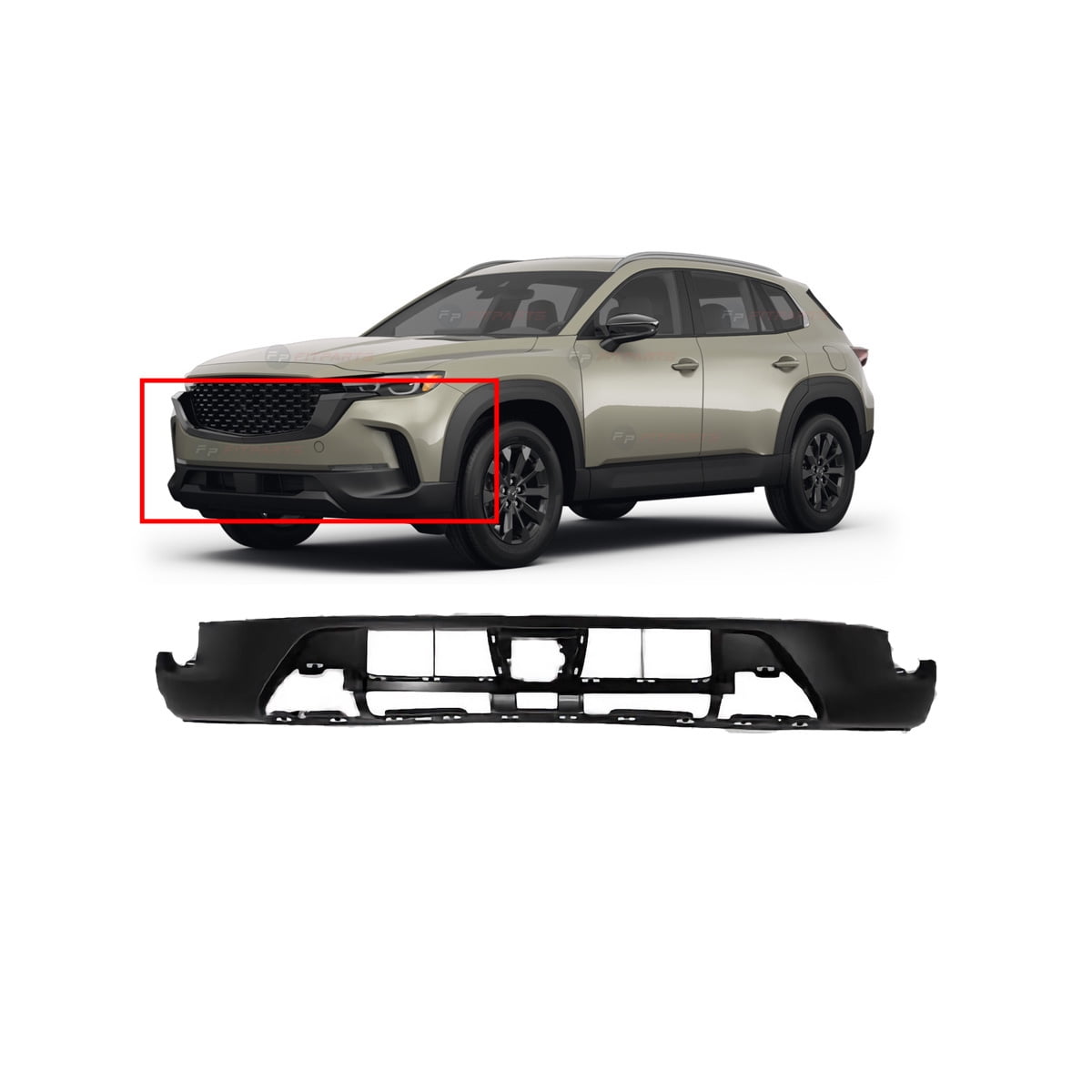 DCP Front Lower Bumper Cover for Mazda CX 50 2023-2024 MA1015104 ...