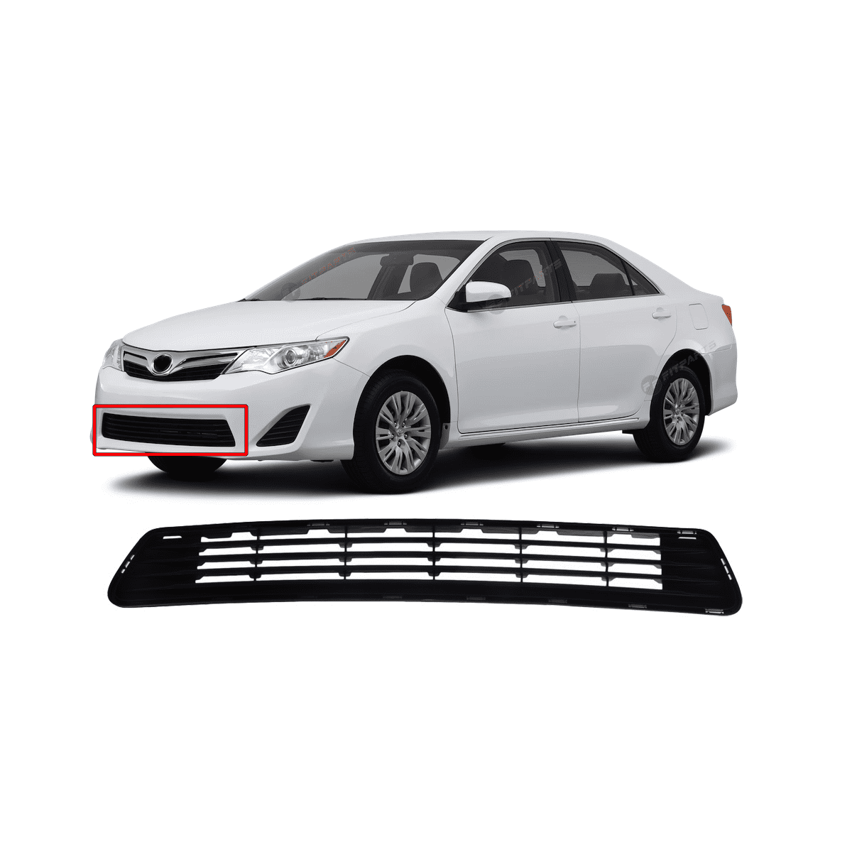 DCP Front Lower Grille For Toyota Camry 2012-2014 Hybrid SE LE XLE L ...