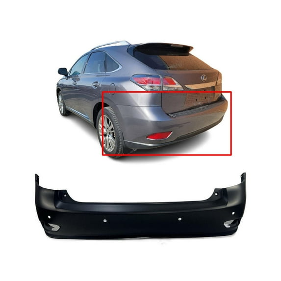 DCP Rear Bumper Cover For 2010-2015 Lexus RX350/RX450h Primed LX1100143 ...
