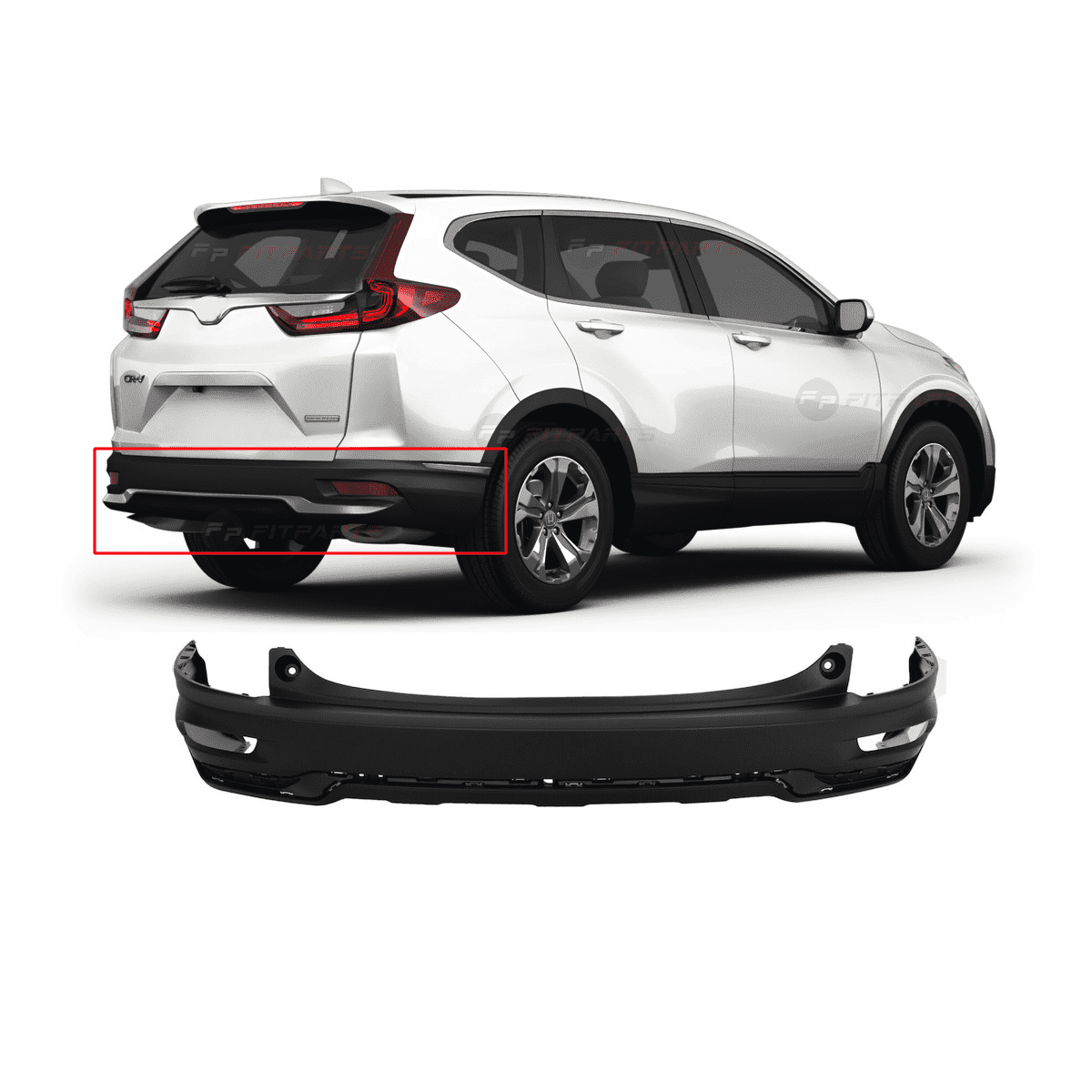 DCP Rear Bumper Cover For Honda CR-V 2020-2022 Textured 71501TLAA70 ...