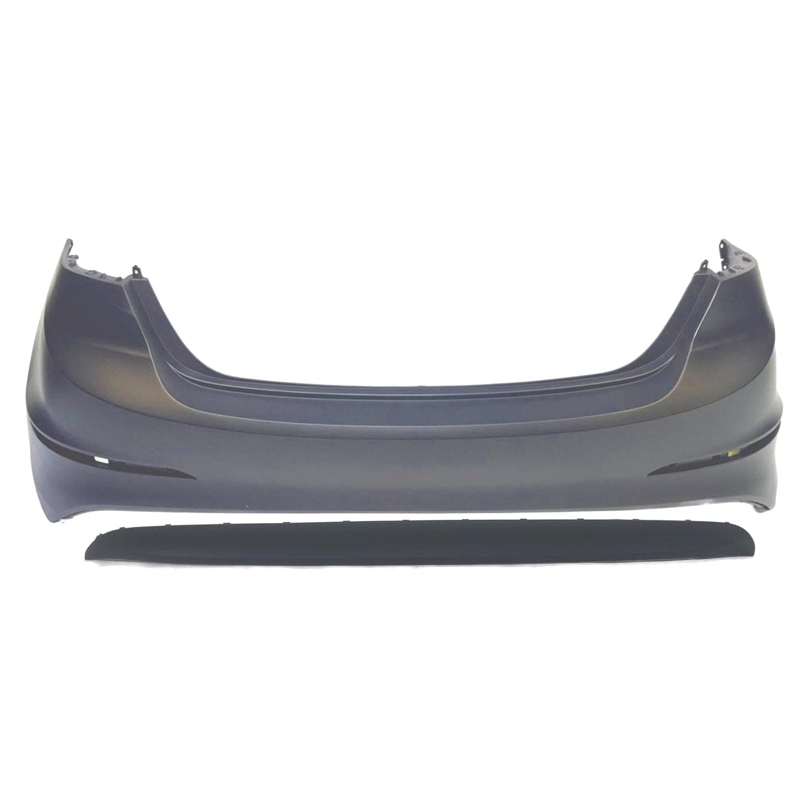 DCP Rear Bumper Cover Kit for 2017 2018 Hyundai Elantra HY1100212 ...