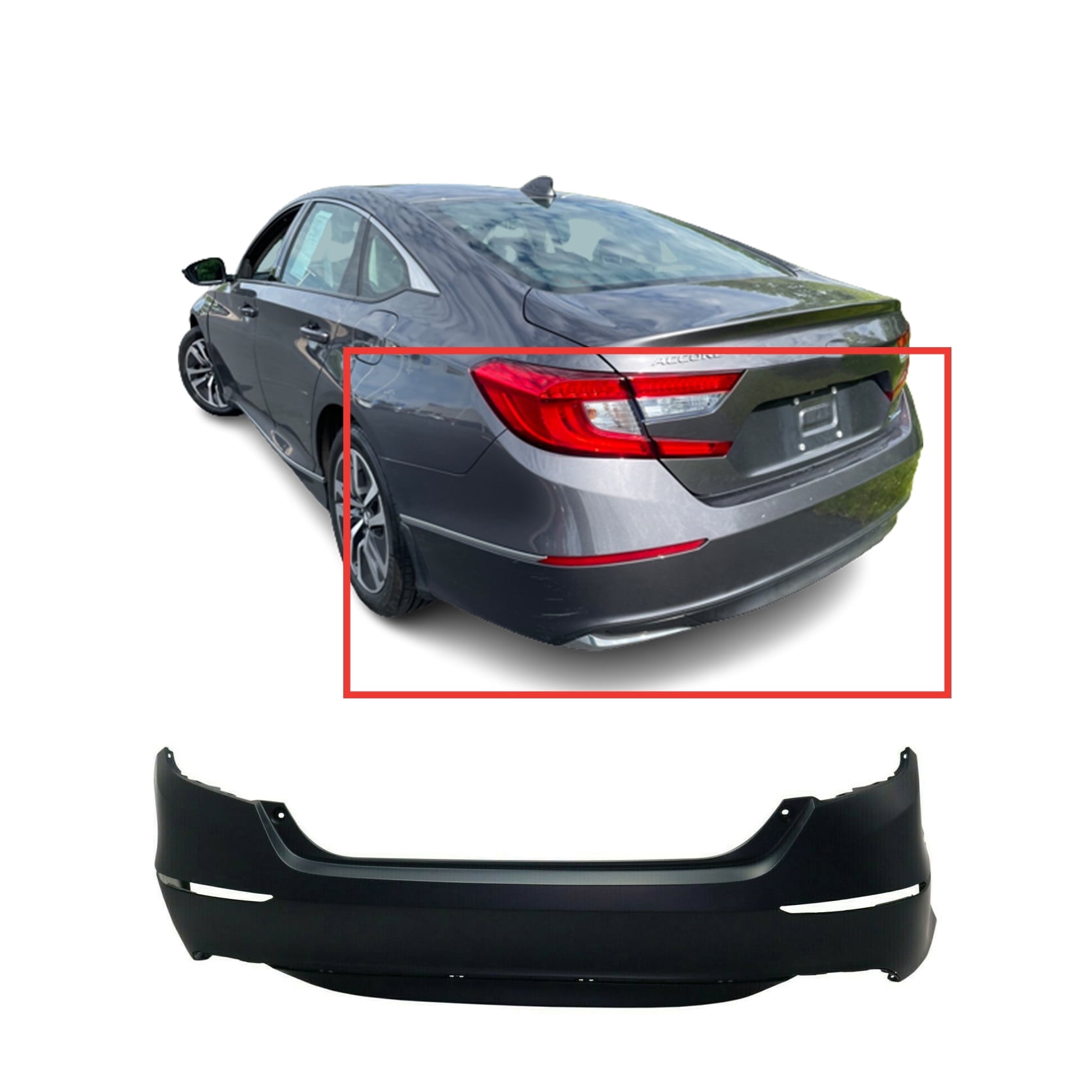 DCP Rear Bumper Cover for 2018-2022 Honda Accord Hybrid EX-L ...