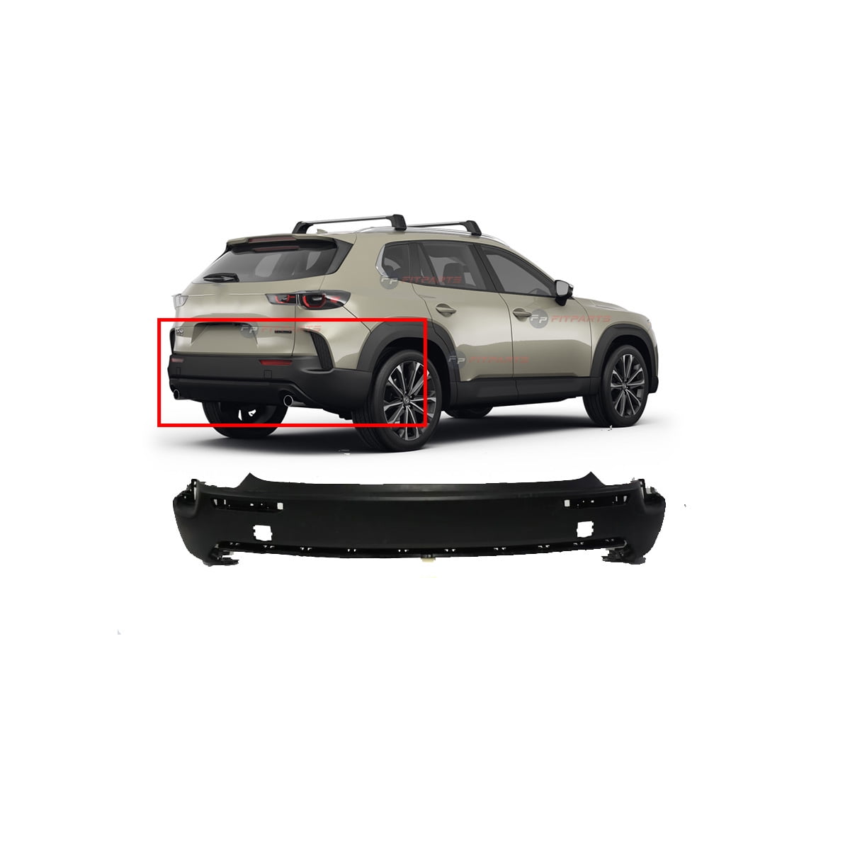 DCP Rear Bumper Cover for Mazda CX-50 2023-2024 Primed VA4050221A ...