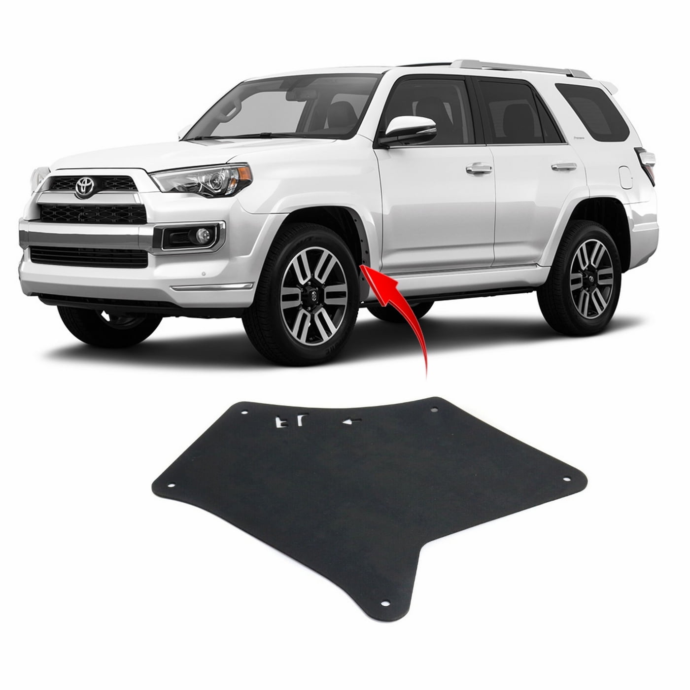 DCP Splash Shield Driver Side for Toyota 4Runner FJ Cruiser 2003 2020 ...
