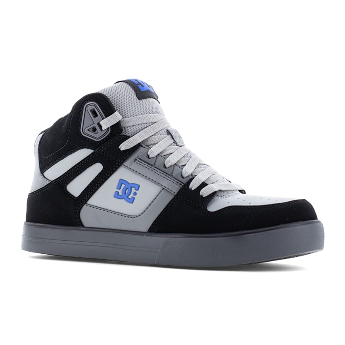 DCSW Mens DC Work Crew Pure High-Top Composite Toe ESD - Black Gray and ...