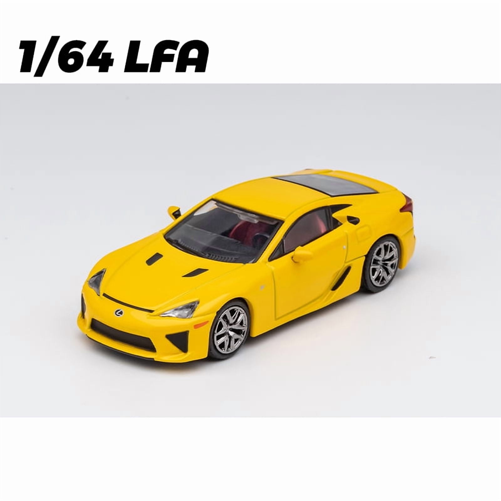 DCT 1/64 LFA Model Car Vintage Sports Vehicle Diecast Car Hobby Collection Toy With Display Case ...