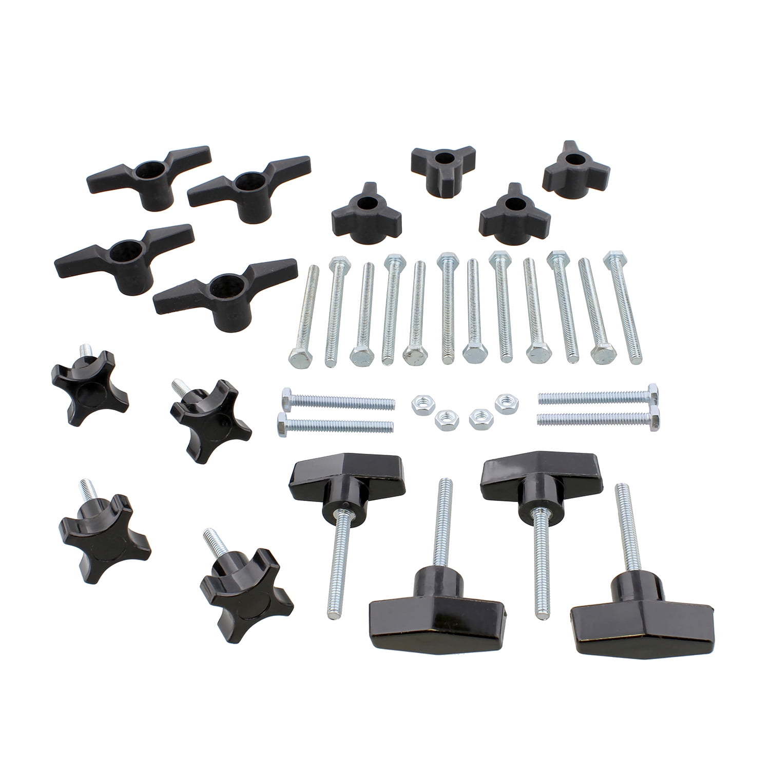 DCT | Jig Hardware Kit – 36 Pc Hardware Kit for Woodworking Jigs and ...