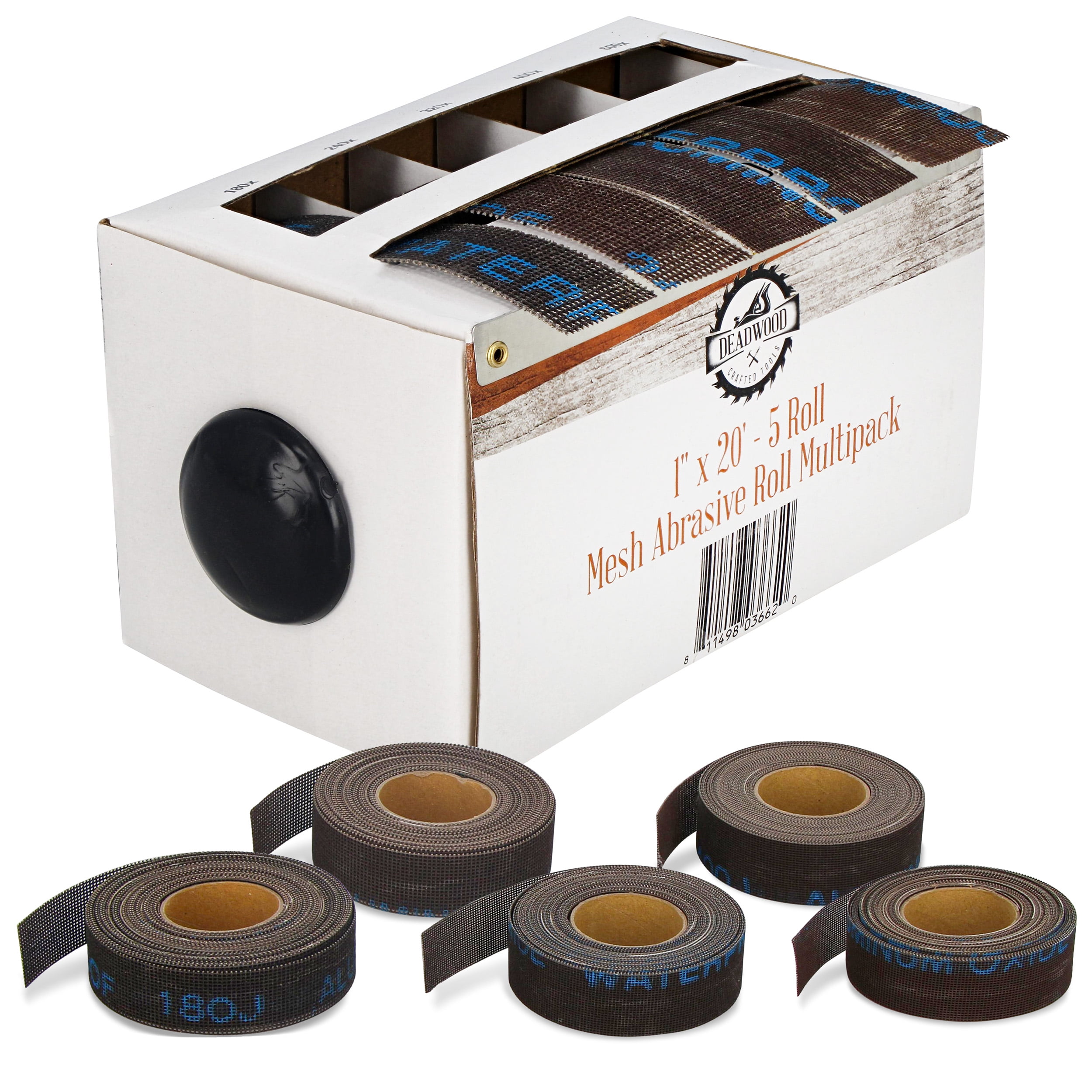 DCT | Mesh Sand Paper Variety Pack 5pc Mesh Sandpaper 180-600 Grit and ...