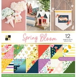 DCWV Double-Sided Paper Stack 12"X12" 36/Pkg-Spring Bloom, 12 W/Gold ...