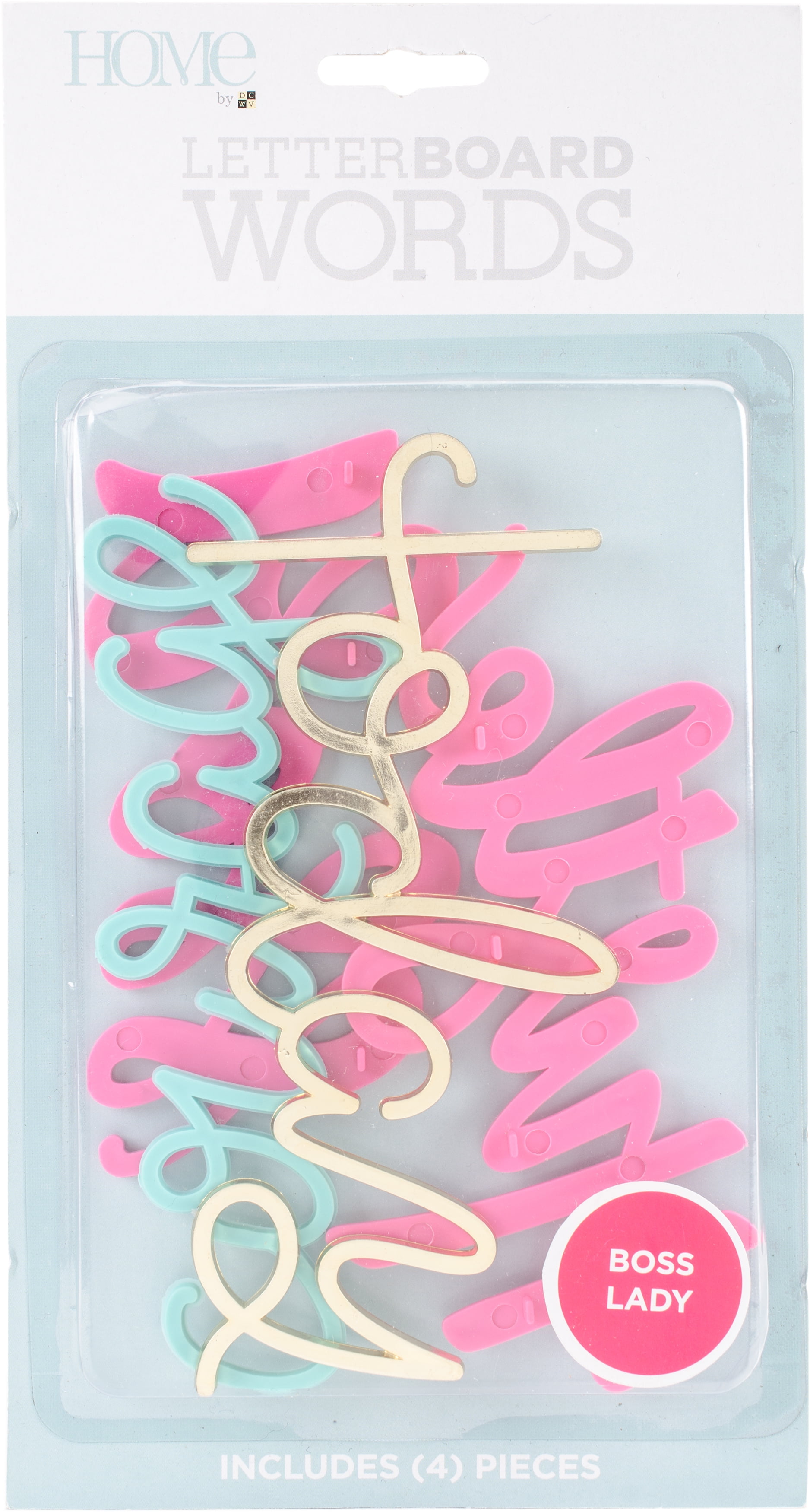 DCWV Letterboard Words-Boss Lady/Office - Walmart.com