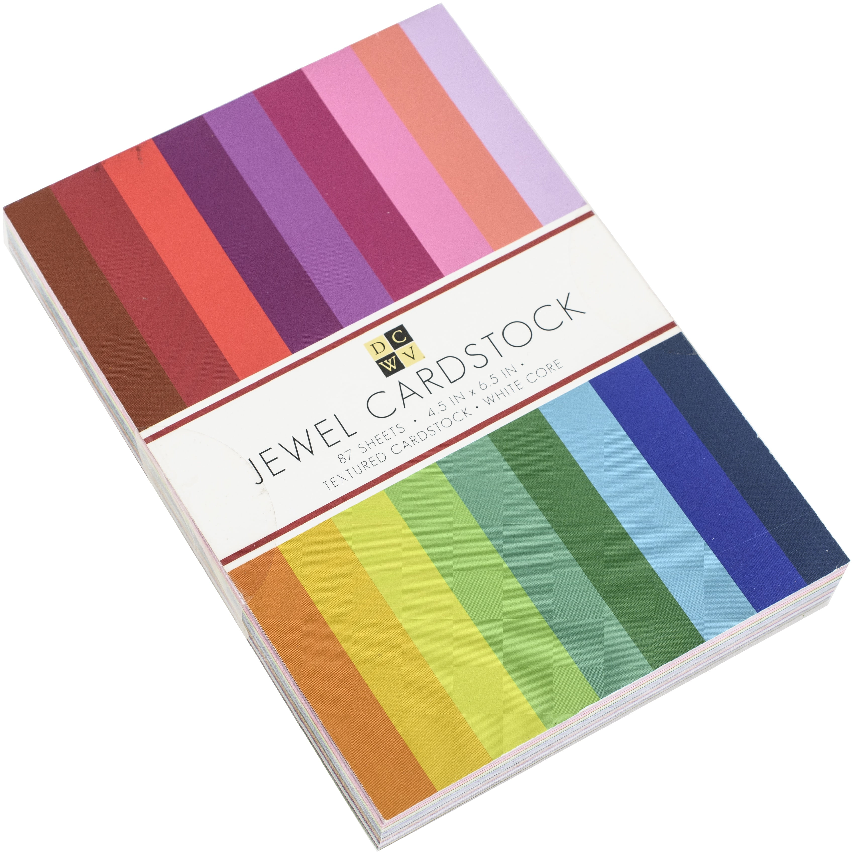 DCWV Matstack - Cardstock - 4.49 in x 6.5 in - 87 sheets - assorted ...