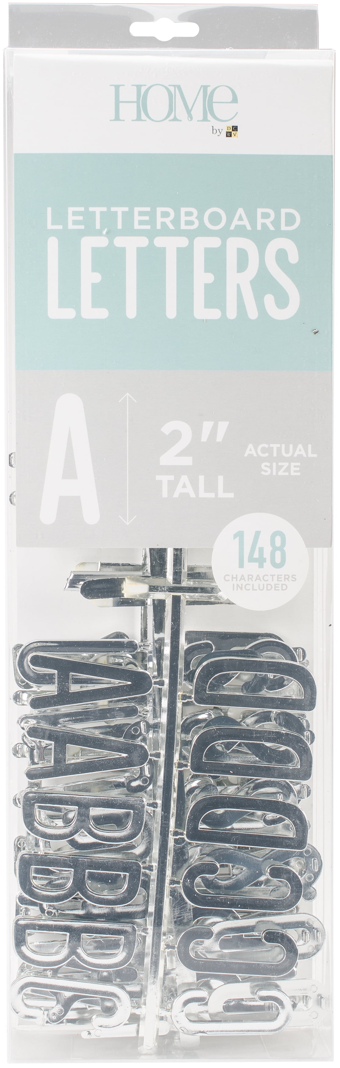 DCWV Silver 2 Inch Letters - Walmart.com