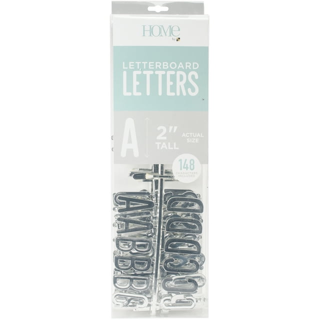 DCWV Silver 2 Inch Letters - Walmart.com