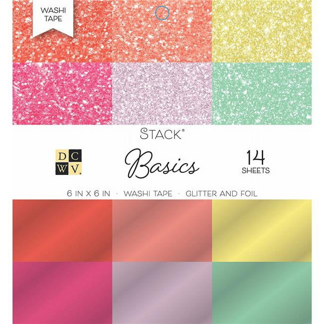 American Crafts 500552 6 x 6 in. Die Cuts with a View Washi Basics ...