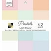 DCWV Cardstock Stack - Pastels - 12 x 12 inches - 58 sheets - Walmart.com