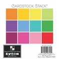 DCWV Single-Sided Cardstock Stack 6"X6" 48/Pkg-Brights, 12 Solid Colors ...