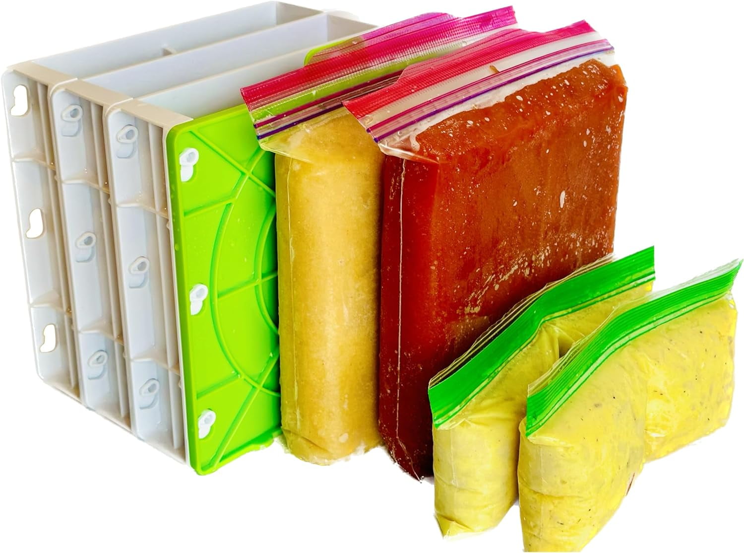 DCX 3-Quart Expandable Base Starter Set. 9-12 Cup Total Set Capacity. Includes 3 individual 1-Qt ...