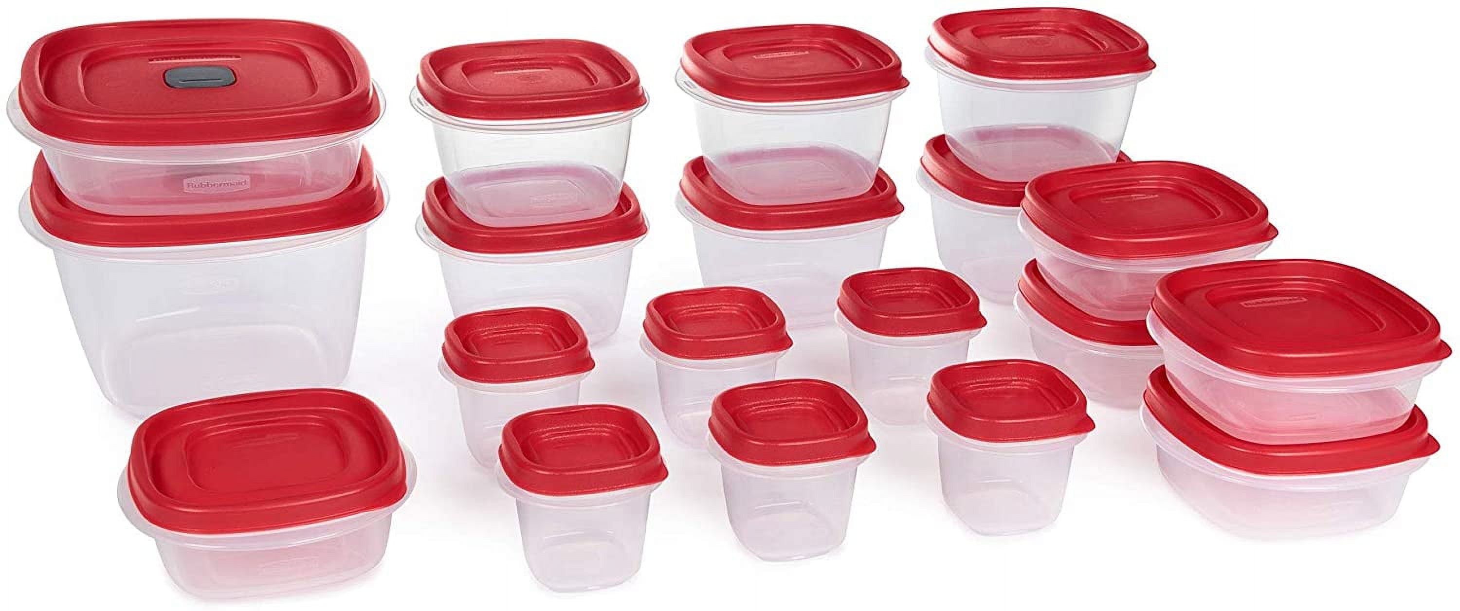 DCX Easy Find Vented Lids Food Storage Containers Set of 19 (38 Pieces ...