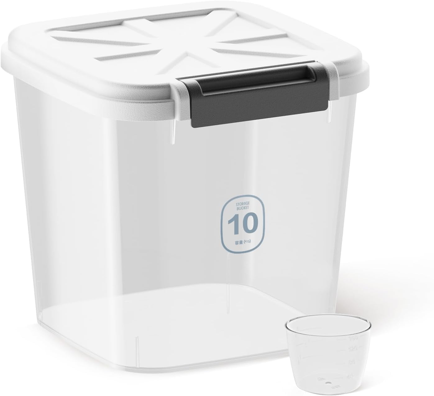 DCX Flour Container - Rice Dispenser 20lbs/10kg/10.6qt Food Cereal ...