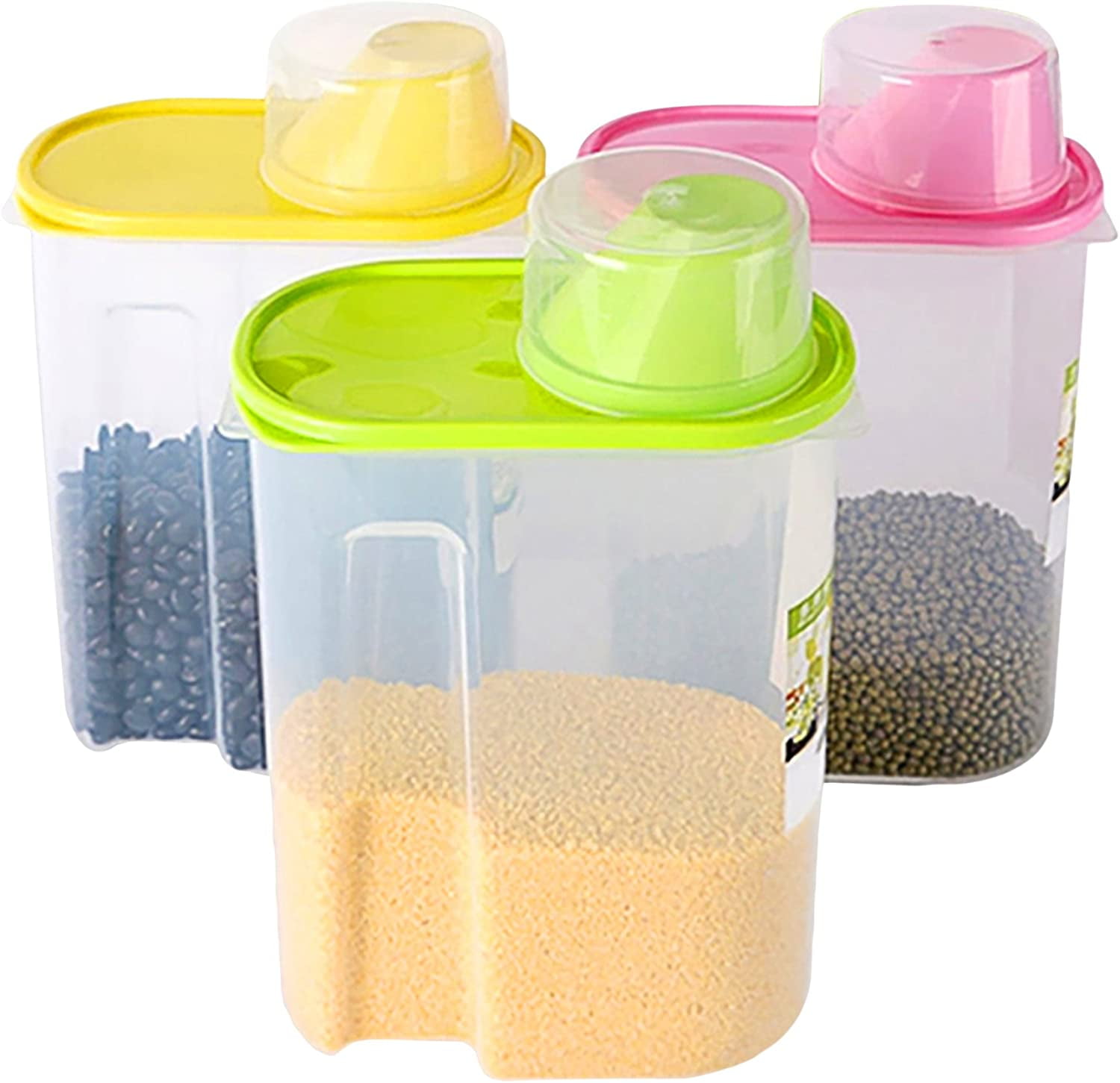 DCX Large BPA -Free Plastic Food Saver, Kitchen Food Cereal Storage ...