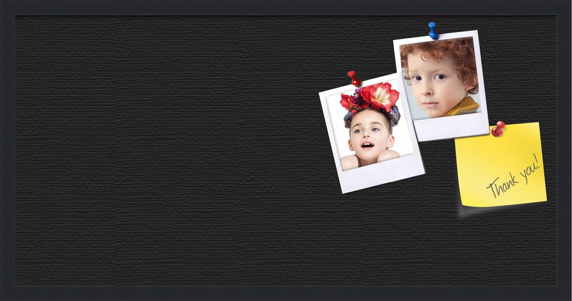 DCYP 36x18 Inch Cork Bulletin Board. This Decorative Framed Pin Board ...