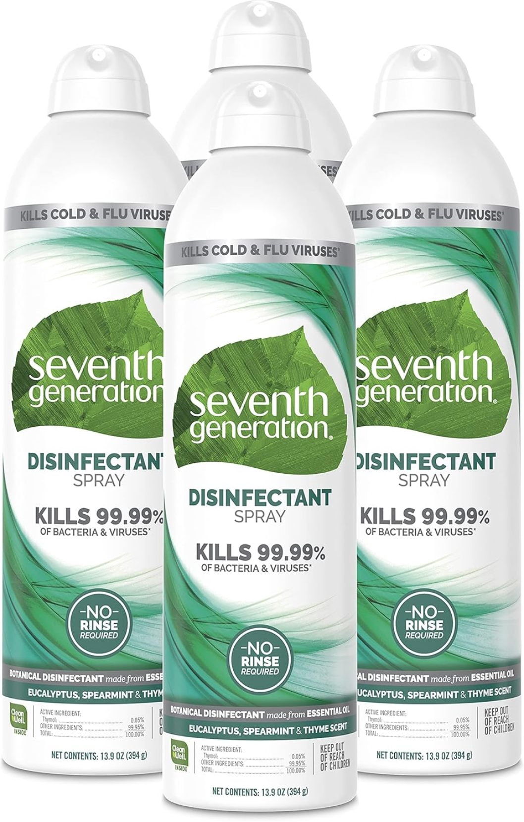 DCYP Disinfectant Spray, Eucalyptus Spearmint & Thyme Scent, 13.9 Ounce ...