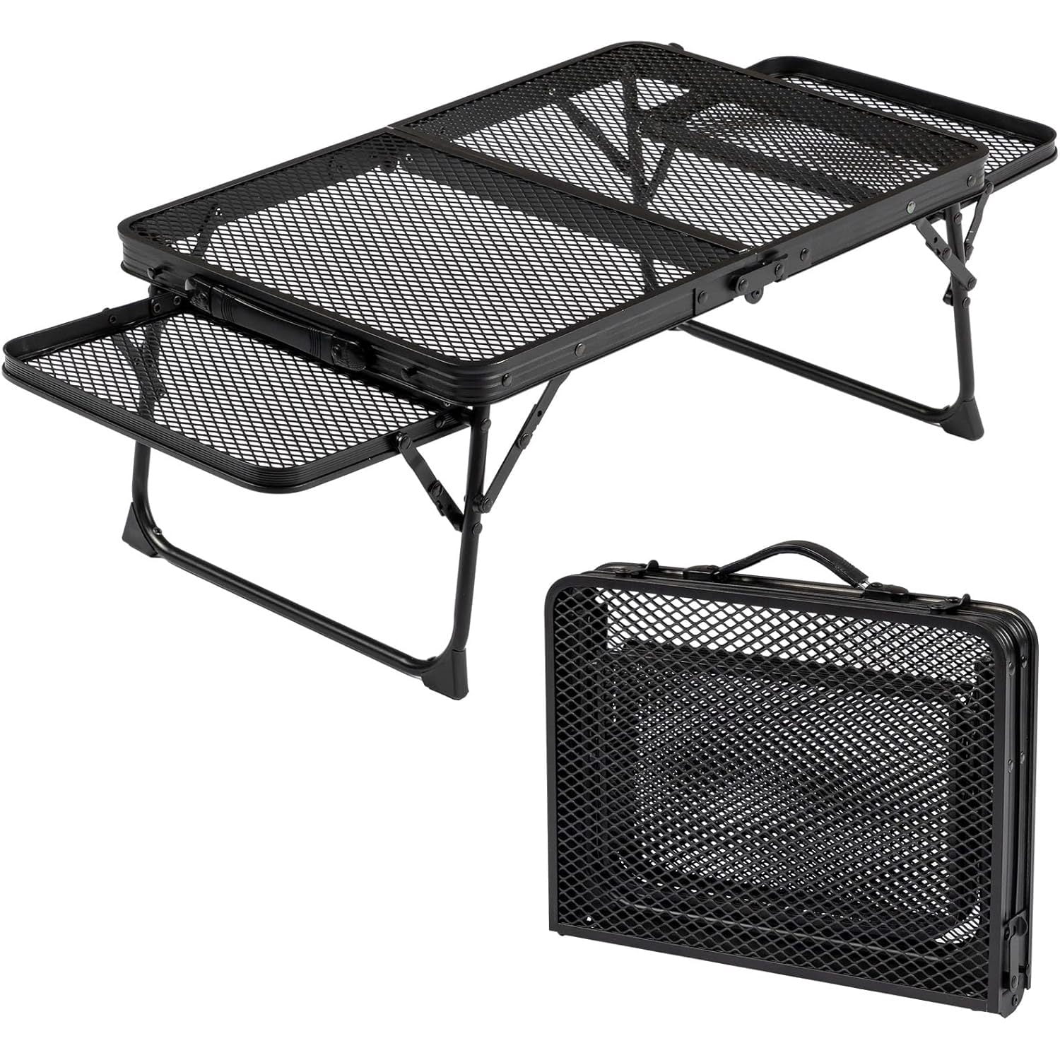 DCYP Folding Portable Picnic Camping Table, Small Lightweight with 2 ...