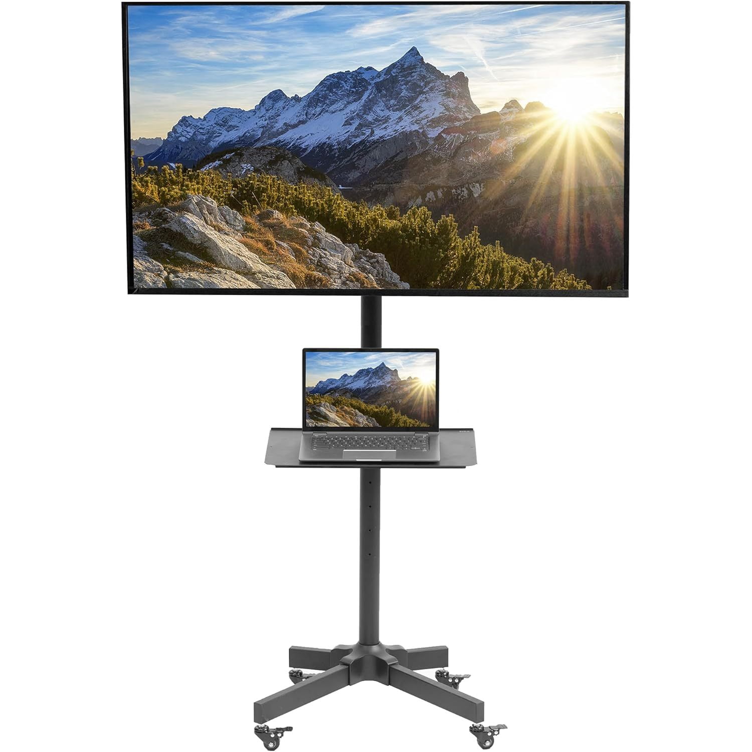 DCYP Mobile TV Cart for 13 to 60 inch Screens up to 55 lbs, LCD LED ...