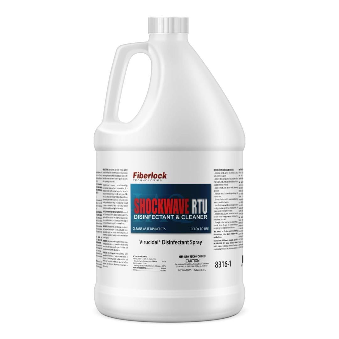 DCYP ShockWave RTU Disinfectant Cleaner, 1 Gallon, Ideal for Water ...