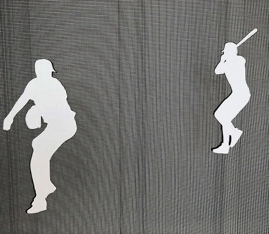 DCentral Baseball Players Flexible Screen Magnet, Multipurpose, Double ...