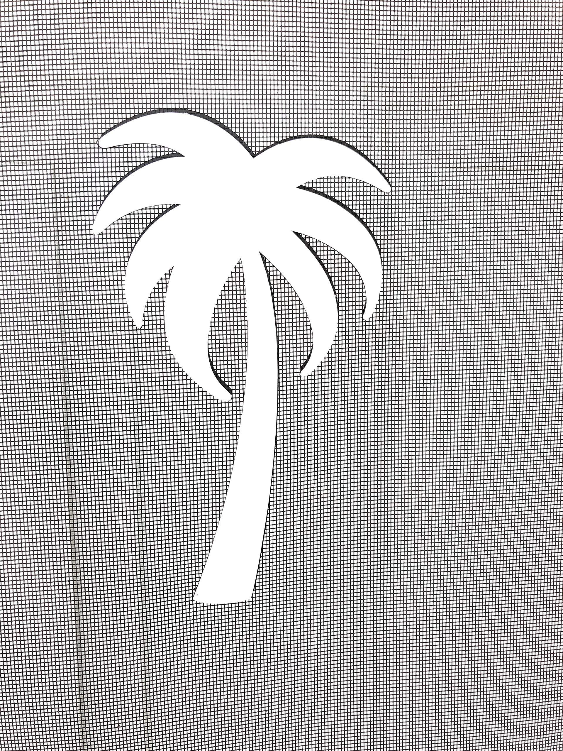 DCentral Palm Tree Flexible Screen Magnet; Double-Sided. Safety White ...