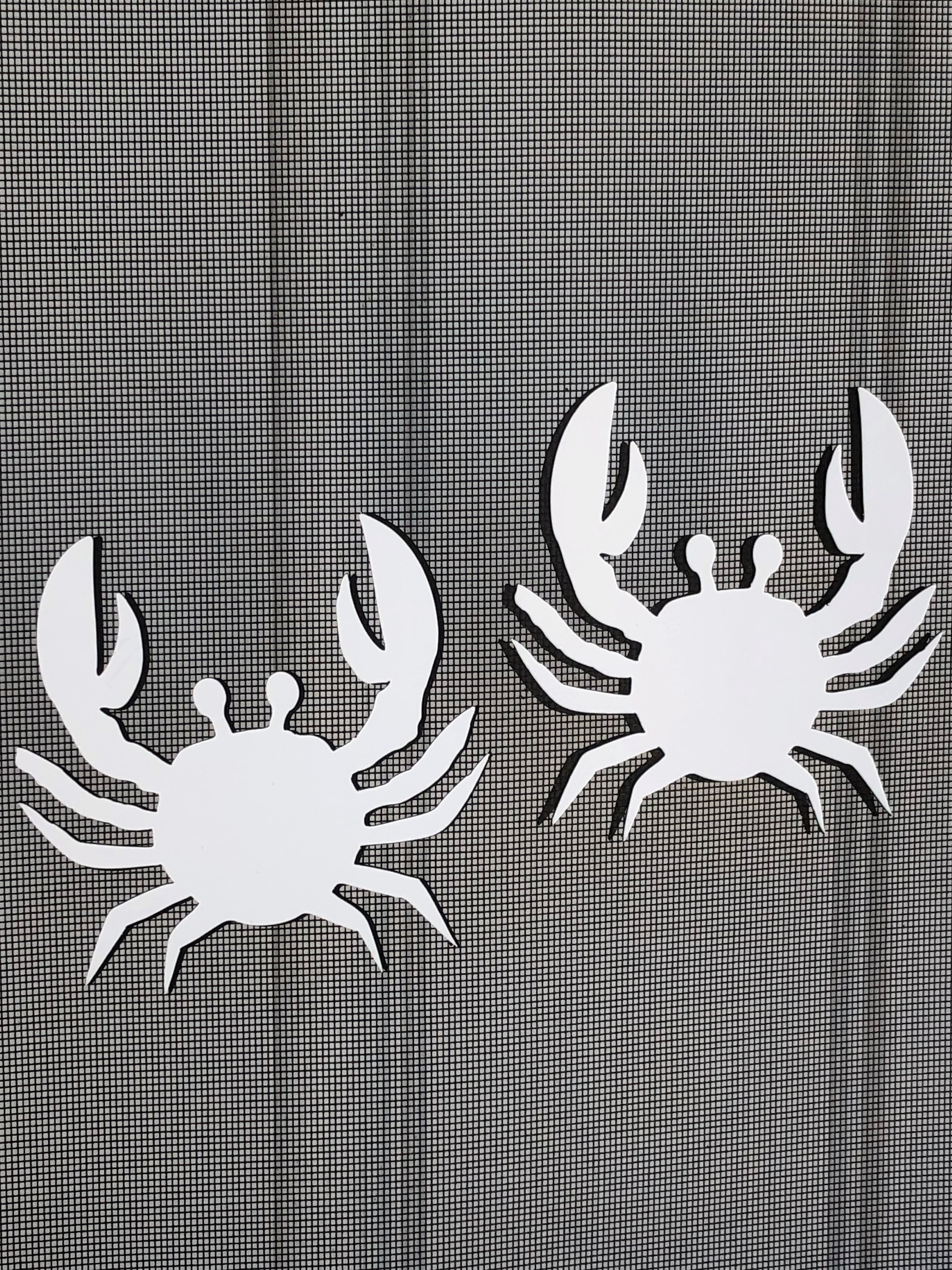 DCentral TWO CRABS Flexible Screen Magnet: Double-Sided. Bright White ...