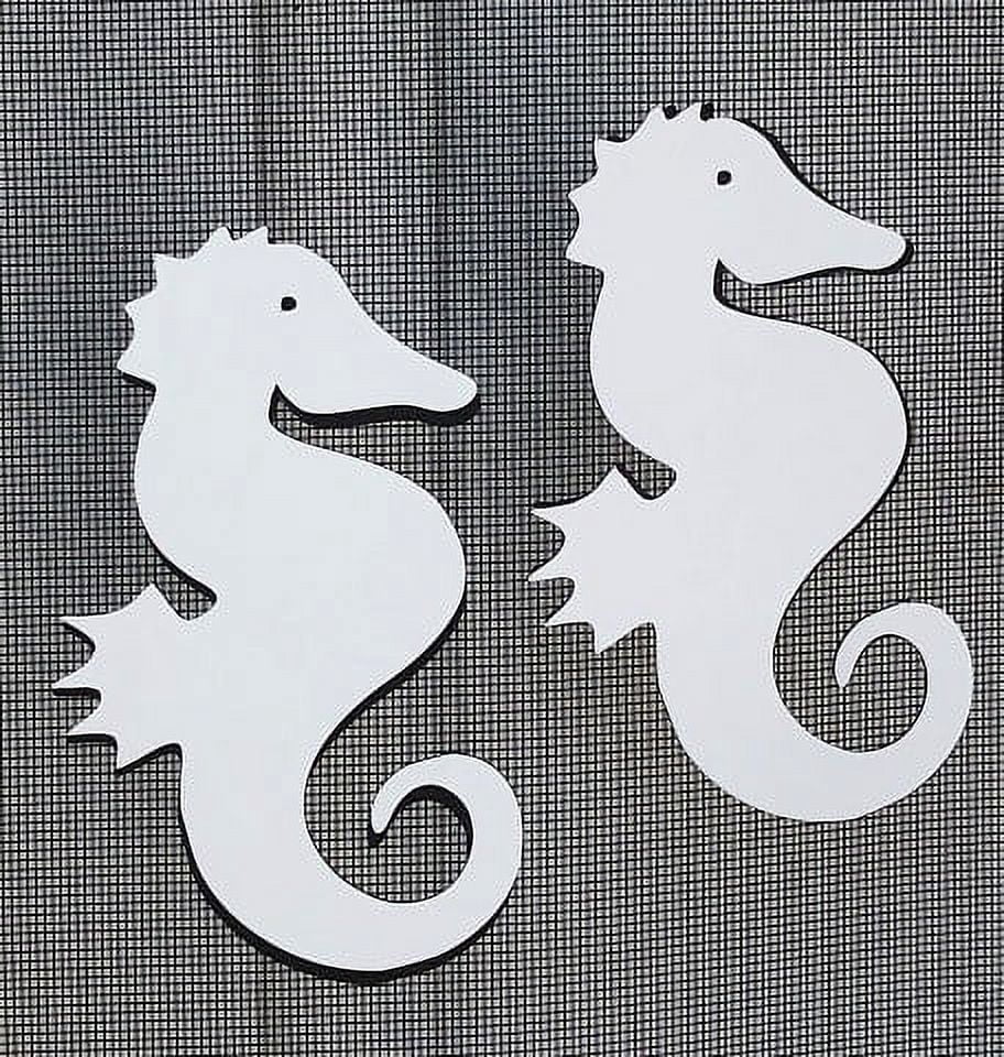 DCentral TWO SEAHORSES Flexible Screen Magnet: Double-Sided Decor; For ...