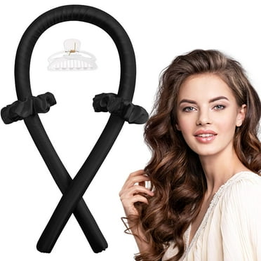 CAILDANL Heatless Hair Curlers,Silk Curls Headband,No Heat Rollers to Sleep in Overnight,Satin ...