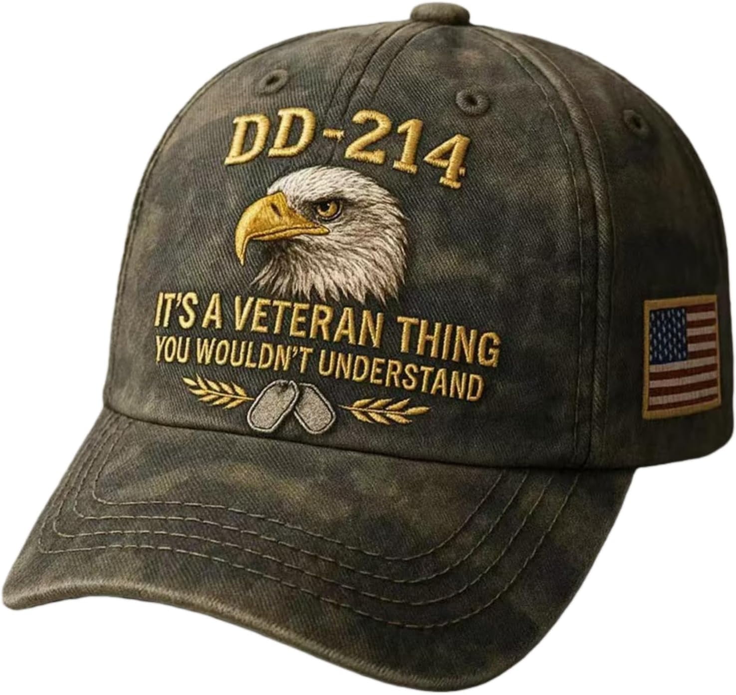 DD-214 Army Veteran Hat, Embroidered Patriotic Baseball Cap, Patriotic ...