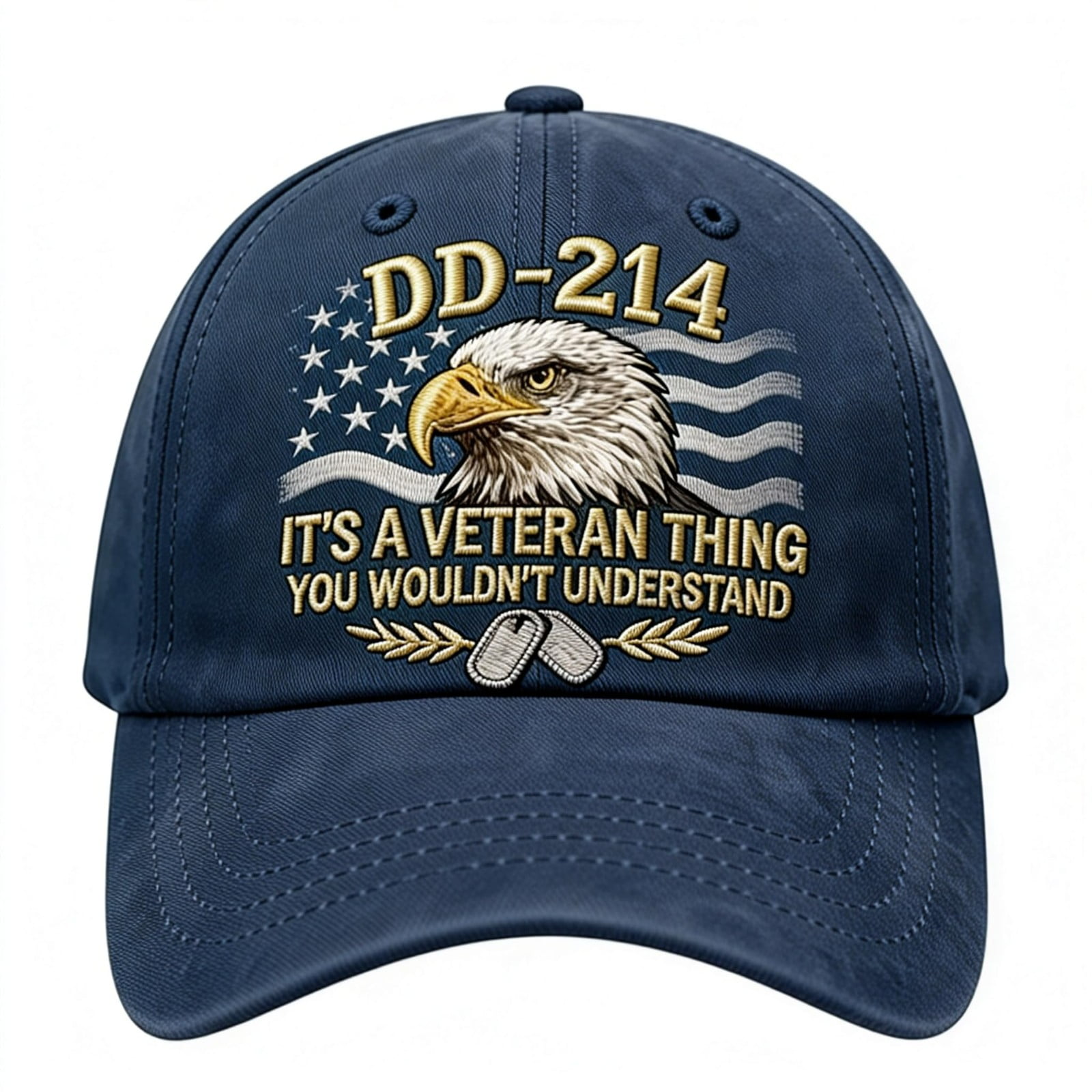 DD-214 Veteran Hat – Military Discharge Document Baseball Cap with ...