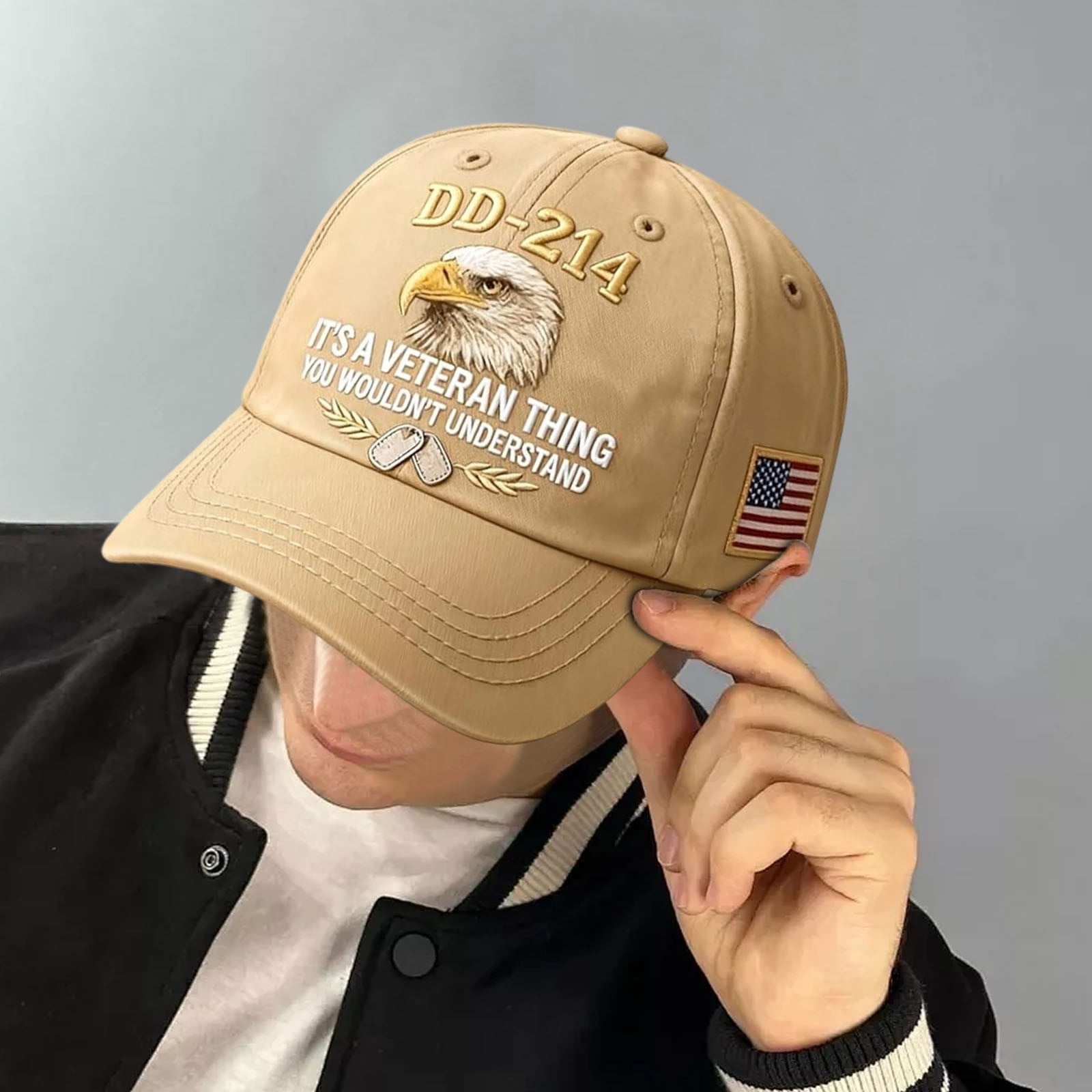 DD 214 Veterans' Matter Hat Military Service Baseball Cap for Men ...