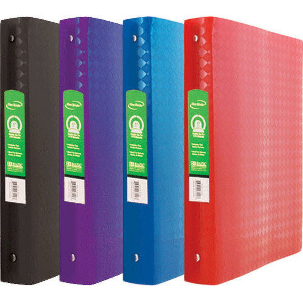 DD Bazic 1" Diamond Poly 3-Ring Binder W/ Pocket(pack Of 48) - Walmart.com