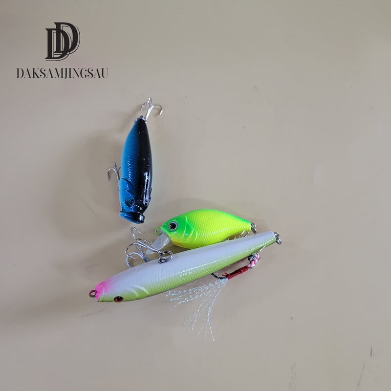 DD DAKSAMJINGSAU Fishing tackle Barbless Design, Ultra Sharp Point ...
