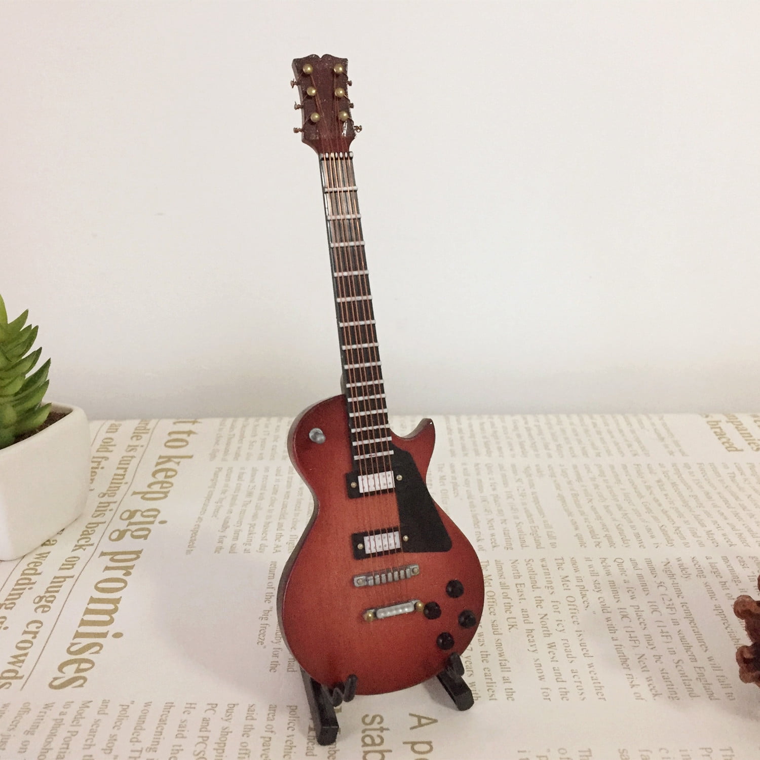 DD Mini Guitar Miniature Model Electric Guitar Electric Bass Model ...